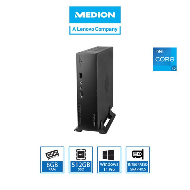 Medion AKOYA S22004 Mini Desktop PC Intel Core i5-1035G1 8GB RAM 512GB ...