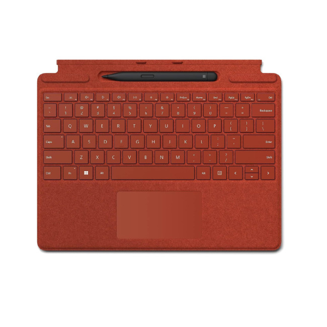 Microsoft Surface Pro X Signature Keyboard with Slim Pen 2 - Red