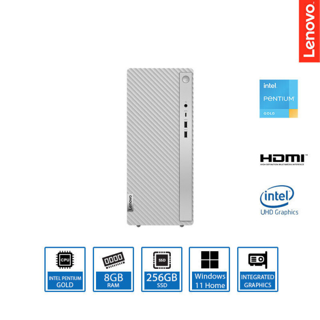 Lenovo IdeaCentre 5 90T30082UK Pentium Gold G7400 Desktop PC