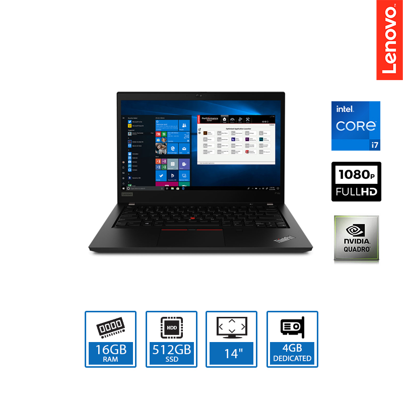 Lenovo ThinkPad P14s Gen 2 Mobile Workstation Laptop Intel Core i7 ...