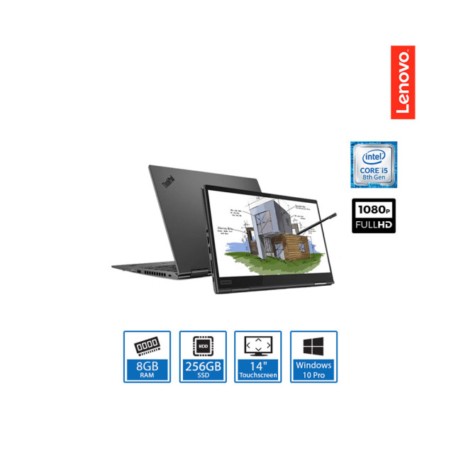 Lenovo ThinkPad X1 Yoga G4 Laptop Intel Core i5 vPro 8GB RAM 256GB SSD ...