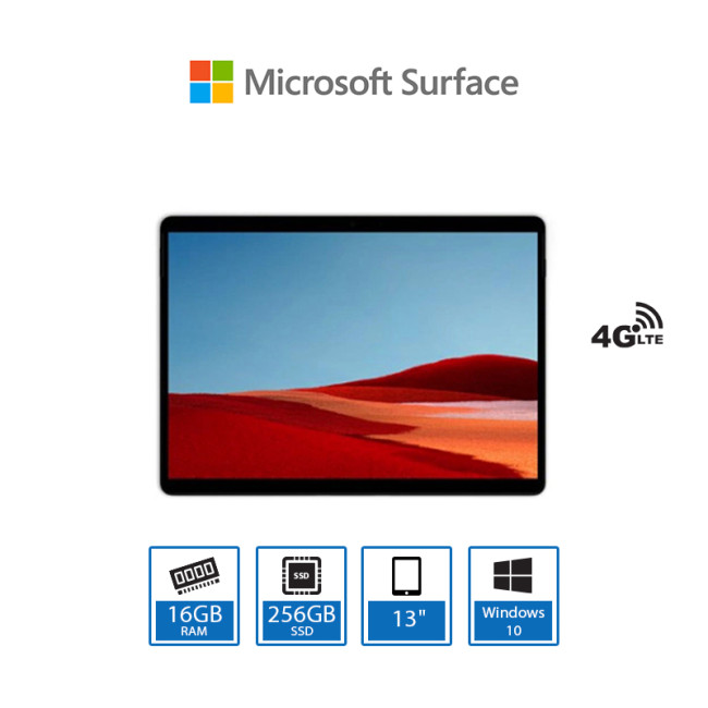 Microsoft Surface Pro X SQ2 1WT-00015 256GB SSD Tablet