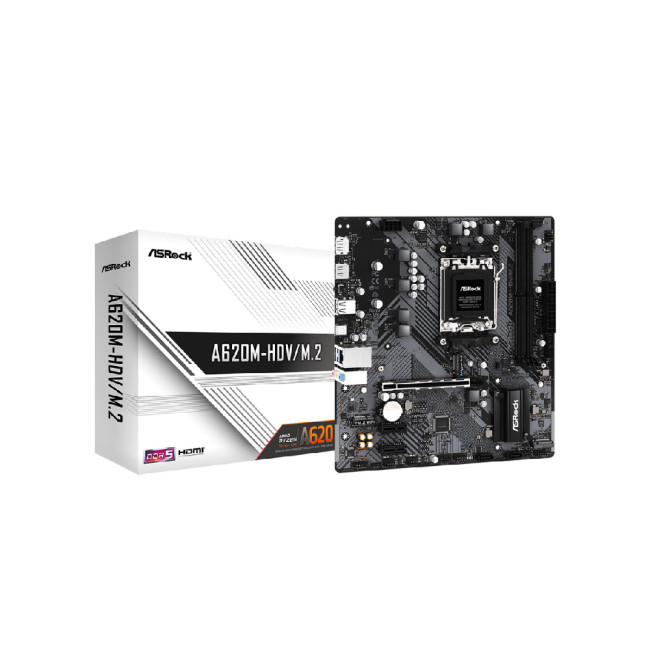 Asrock A620M-HDV AM5 A620 Micro-ATX Motherboard