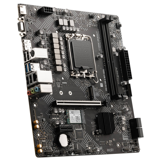 MSI PRO H610M-G WiFi LGA1700 H610 Micro-ATX Motherboard