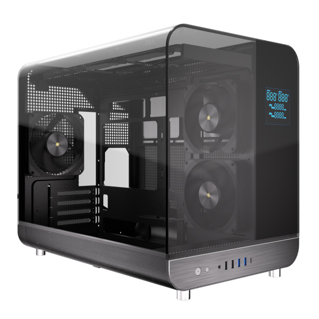 Powercool Aviator Micro-ATX Tempered Glass PC Case