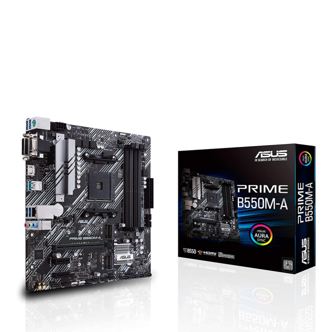 ASUS PRIME B550M-A AM4 B550 Micro-ATX Motherboard