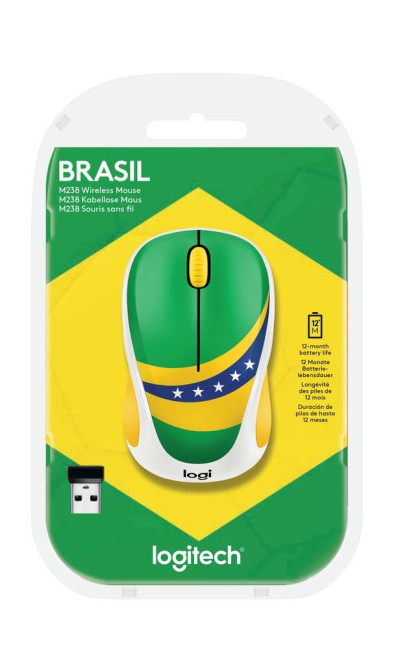 Logitech M238 Brazil Mouse 910-005398