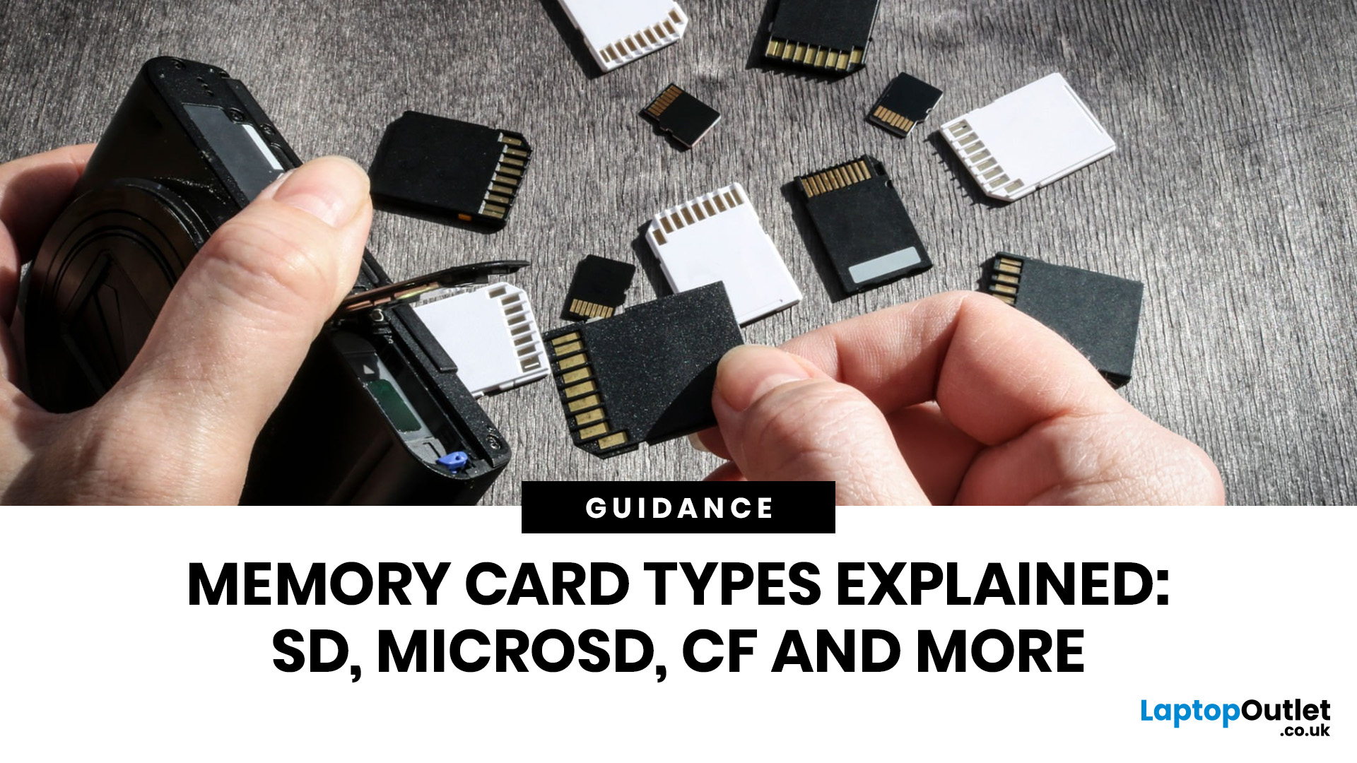 Memory Card Types Explained: SD, microSD, CF, and More