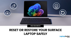 How to Reset or Restore Surface Laptops Safely